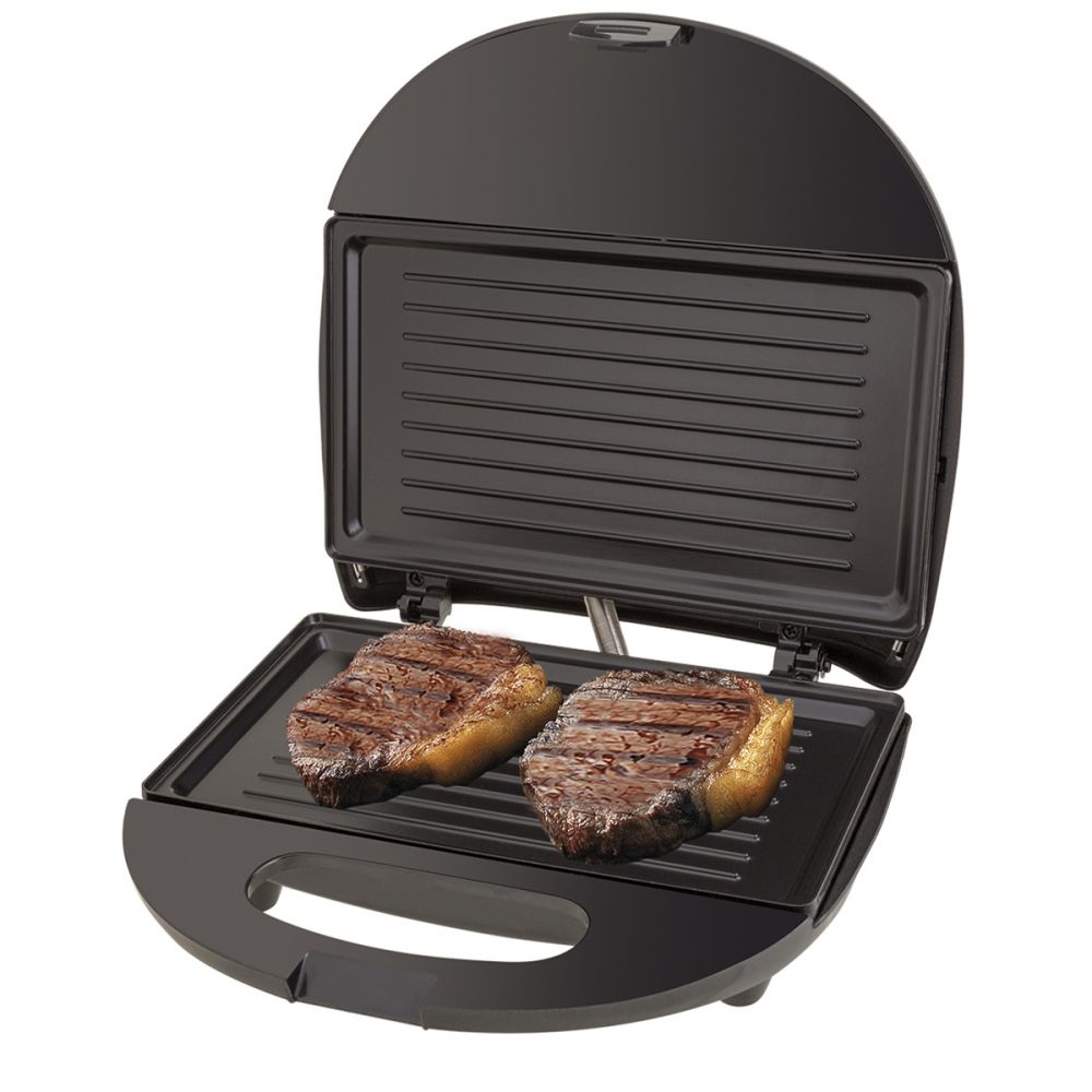 Mini Grill e Sanduicheira Inox Preto 750W Philco 220V - WebContinental