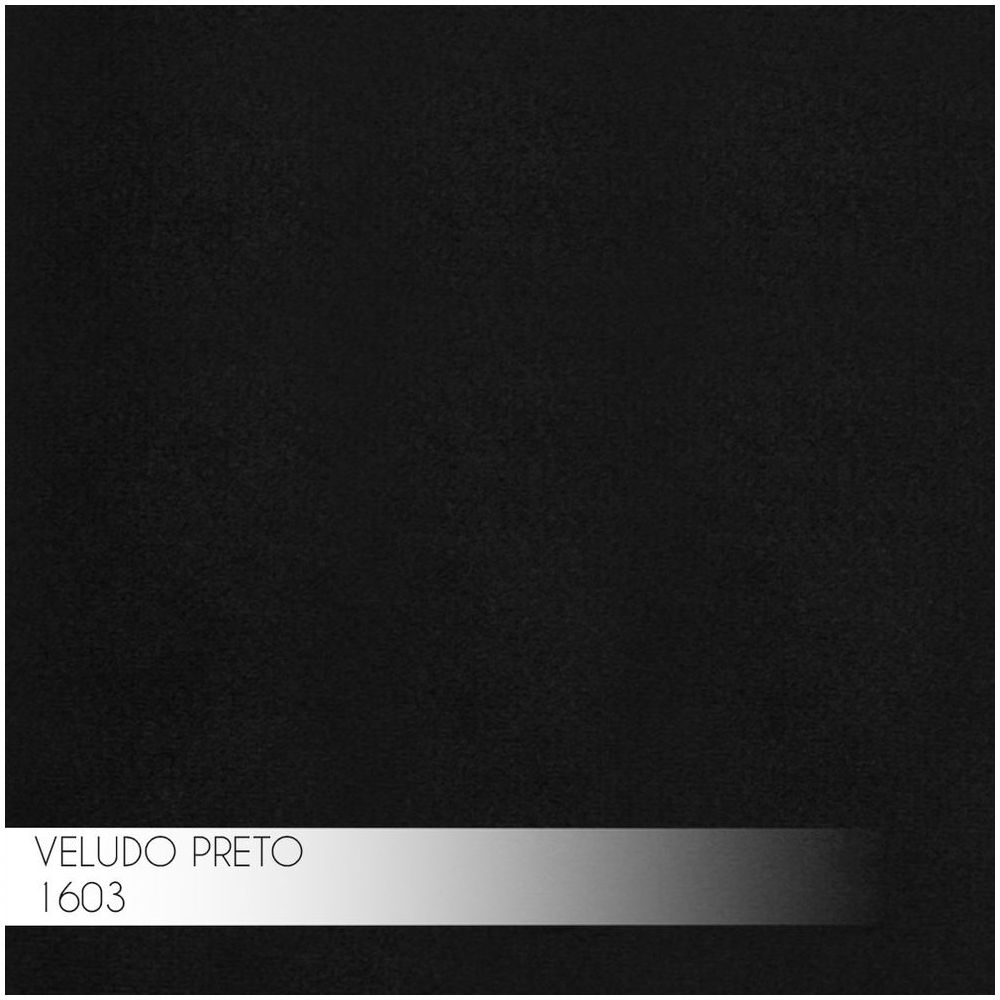 Kit 2 Banquetas Kathy Base Preta Veludo Preto Gran Belo - WebContinental