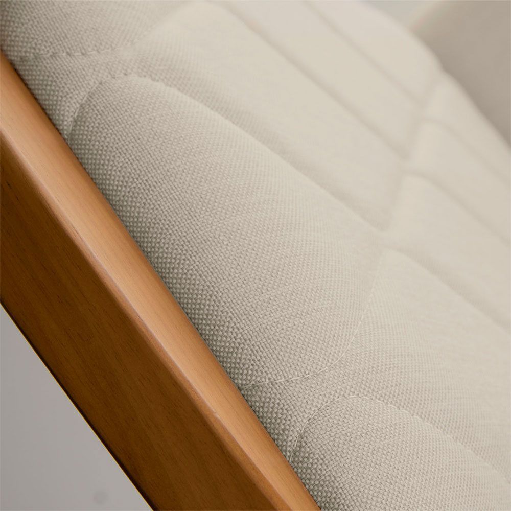 Cadeira Daisy Feita Em Madeira Maciça, Mdf E Mdp Bege Com Cinamomo ...