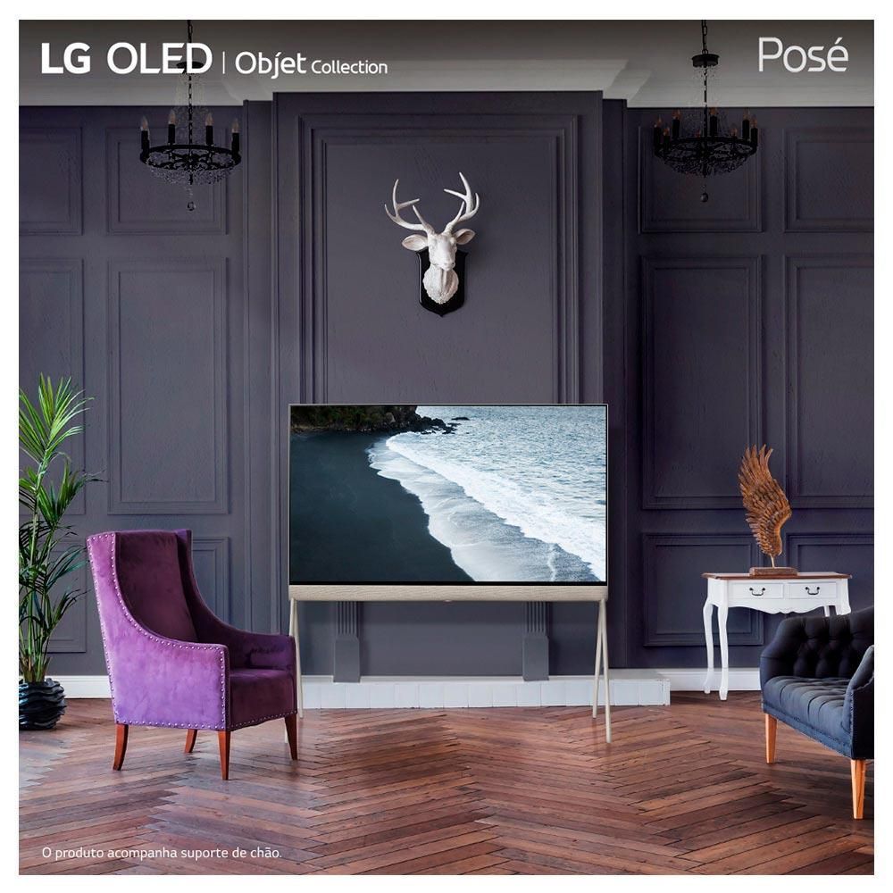 Smart Tv 4k Lg Oled 55" Polegadas Evo Object Posé Com Design 360 ...