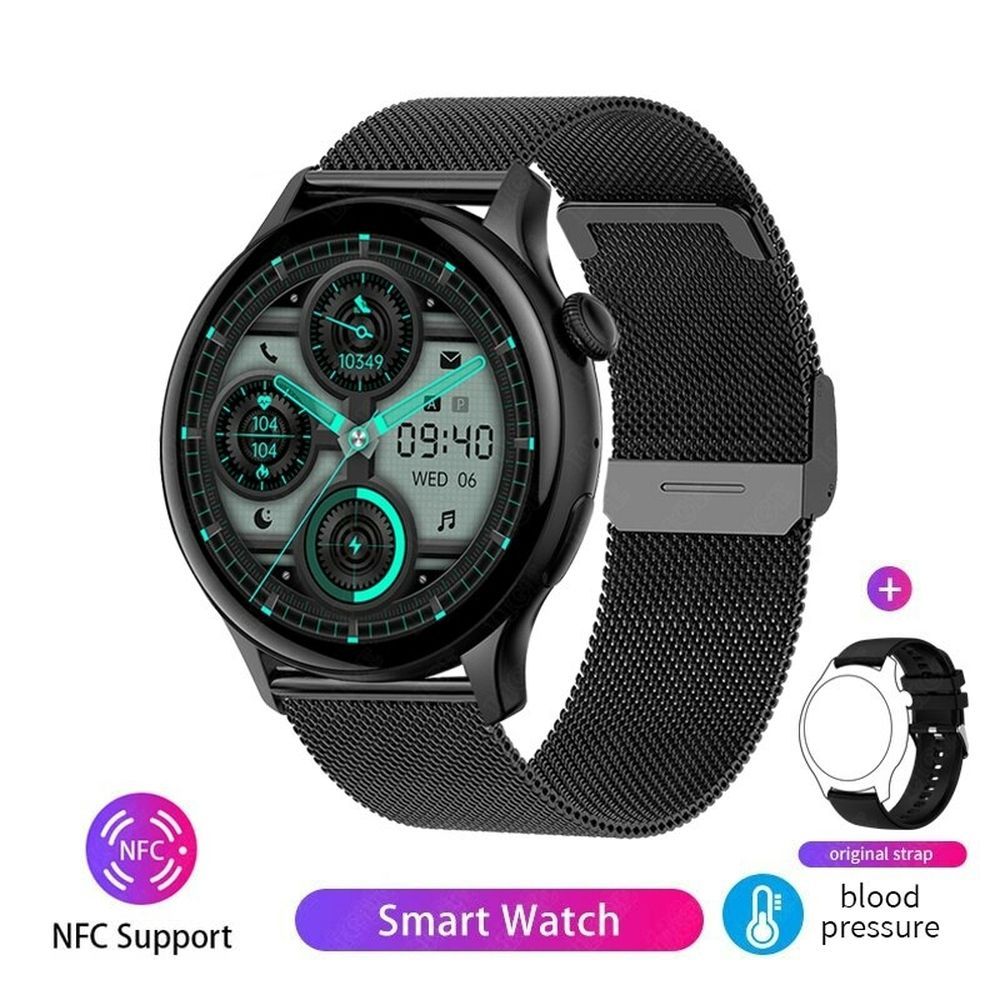 Relógio Smartwatch Feminino Foxbox 7012A À Prova D'Água Malha Tela Hd ...