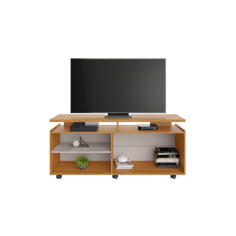 Rack Para Tv Até 55 Polegadas Ilustre Jcm Cinamomo / Off White ...