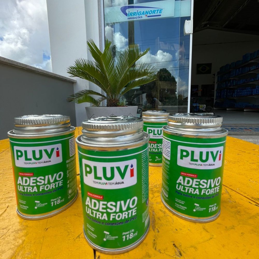 Adesivo Cola Pvc Ultra Forte 118ml Pluvi - WebContinental