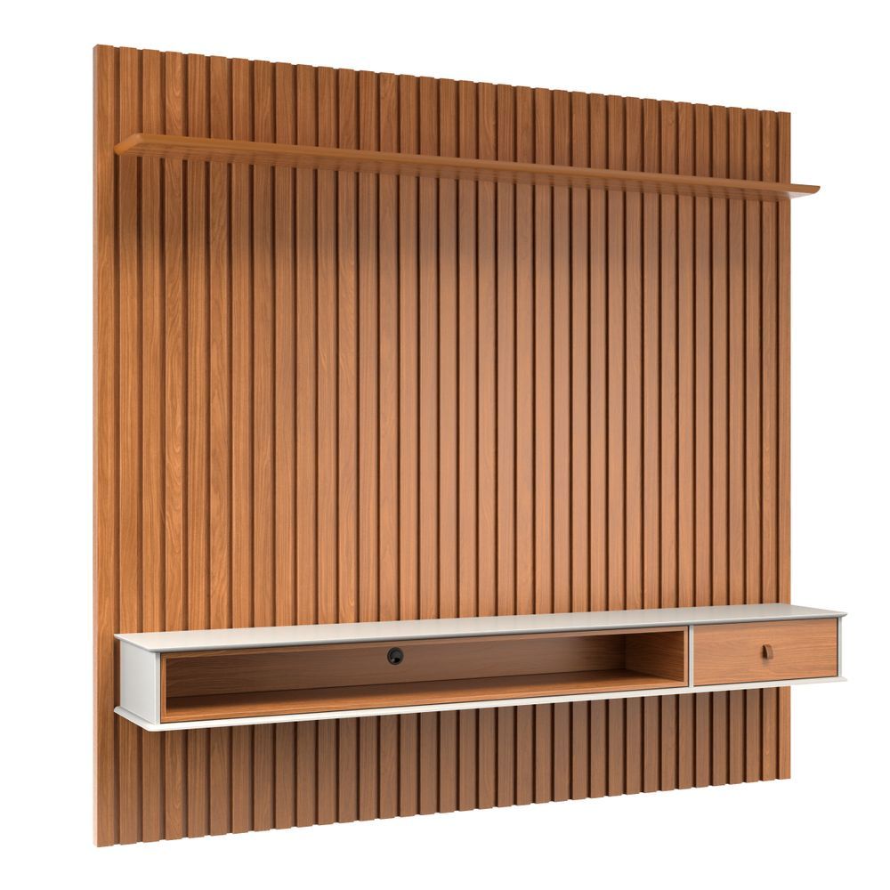 Painel Ripado Home Para Tv Até 75 Polegadas 1 Gaveta 1 Nicho Detroit ...