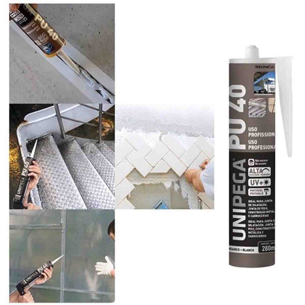 Adesivo Colante Pu4 Selante Cola Vidro Metal Juntas Dilataçao ...
