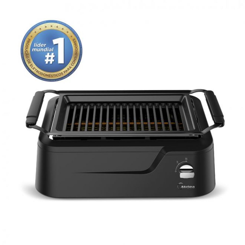 Churrasqueira Elétrica Grill Infravermelho Midea 110V - WebContinental