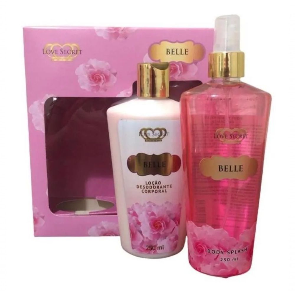 Kit Locao Hidratante + Body Splash 250ml Belle - WebContinental
