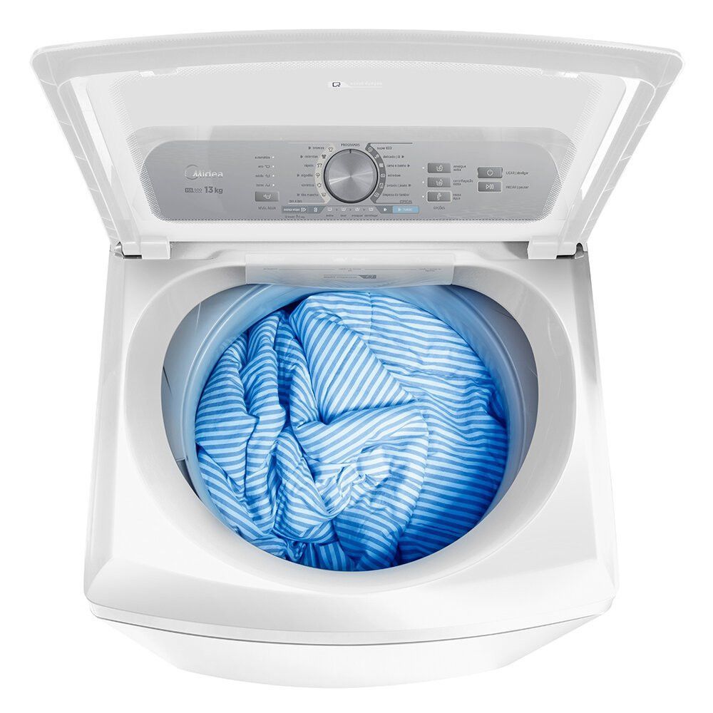 Lavadora De Roupas Midea 13Kg Automática 12 Programas Ma500W13 Branco ...