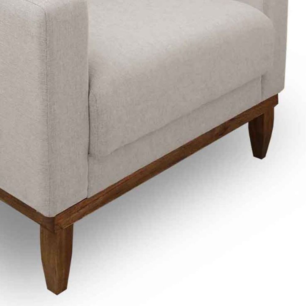 Poltrona Sara Cor Linho Nude - WebContinental