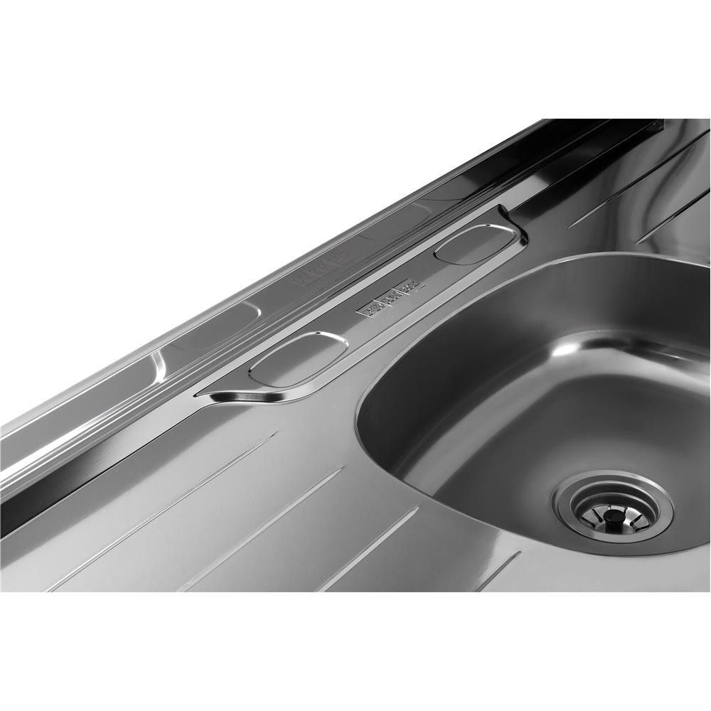 Pia Para Cozinha Bella Franke Inox Com Válvula - 150X53 Cm Inox ...