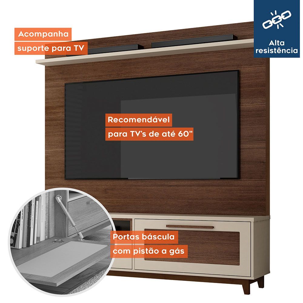 Estante Home Belo Horizonte Para Tv Até 60 Polegadas 1 Porta ...