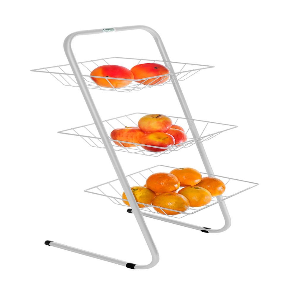 Ftb Fruteira Milano Estrutura Em Aço Vinci Móveis Branco - WebContinental