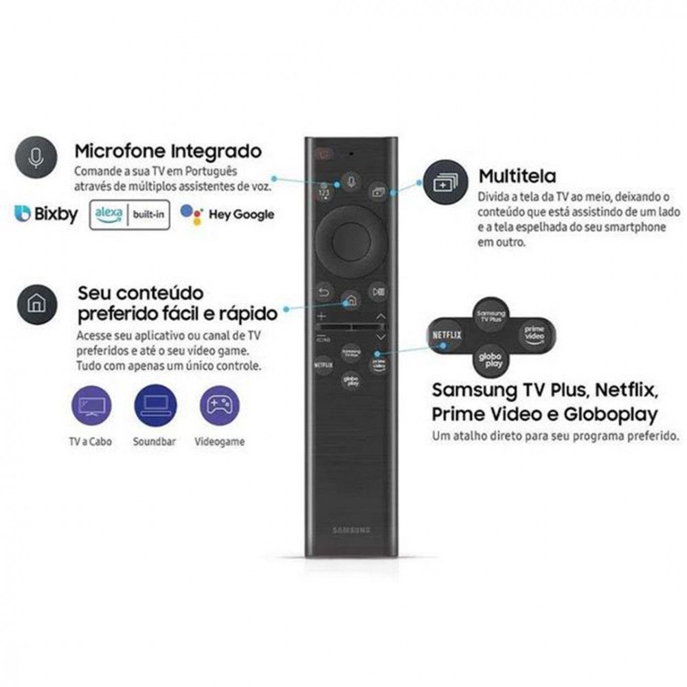 Tv Samsung 65 Polegadas Smart Neo Qled 8k Preto Bvolt - WebContinental