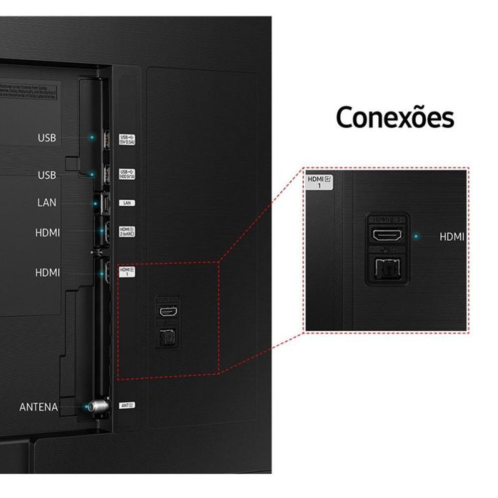 Smart Tv 50 4k Ultra Hd Samsung Un50cu8000gxzd Crystal Cinza Bvolt ...