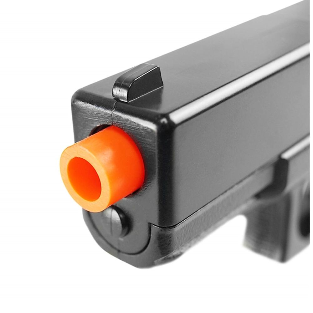 Pistola Airsoft Spring Glock Full Metal 6mm Galaxy Preta GALA-G15 ...