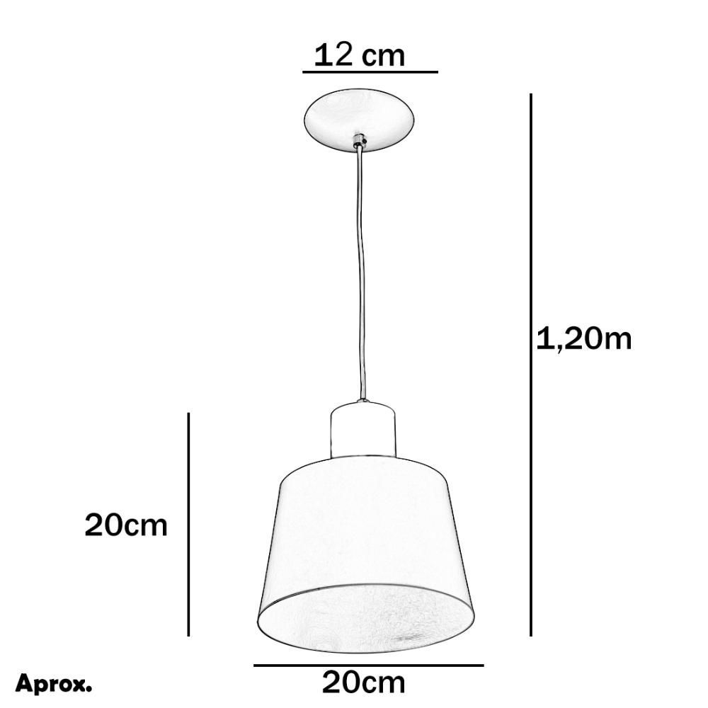 Kit 2 Lustres Pendentes Florença de Alumínio Cereja - WebContinental