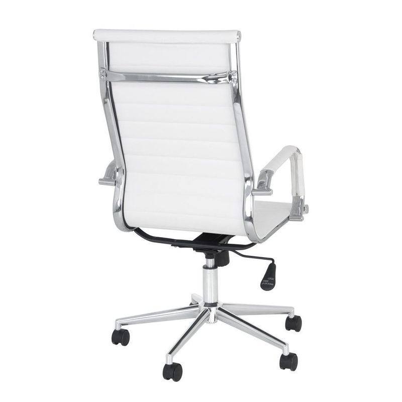 Cadeira Escritório Esteirinha Diretor Home Office Branco - WebContinental