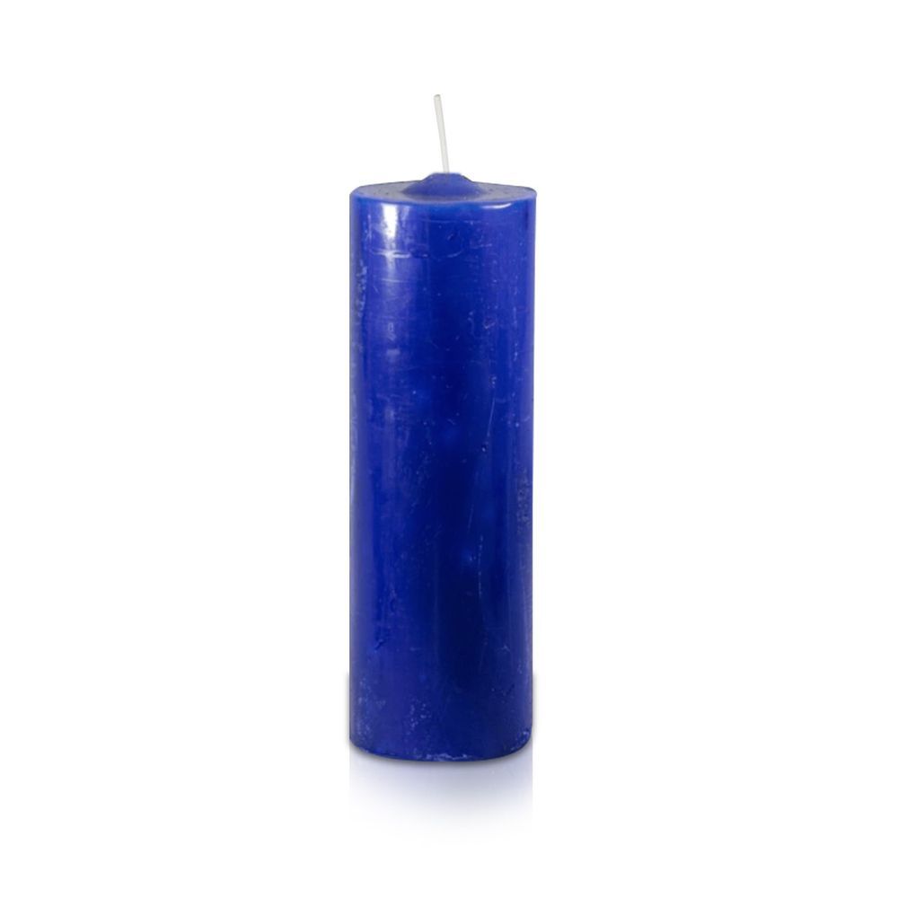 Kit 7 Velas Votivas 7 Dias Azul Marinho 250g 100% Parafina - WebContinental