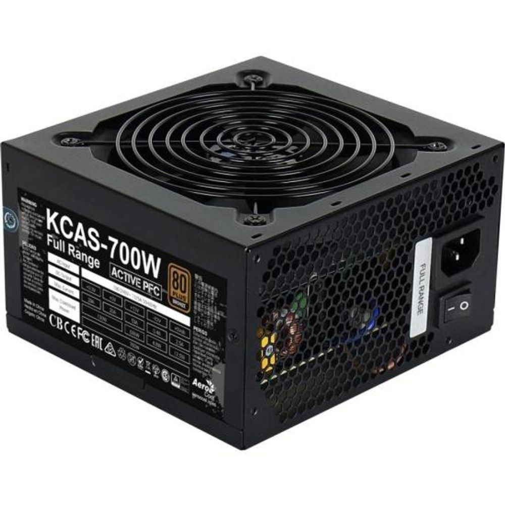 Fonte Gamer Atx Aerocool Kcas 700w 80 Plus Full Range Apfc - WebContinental