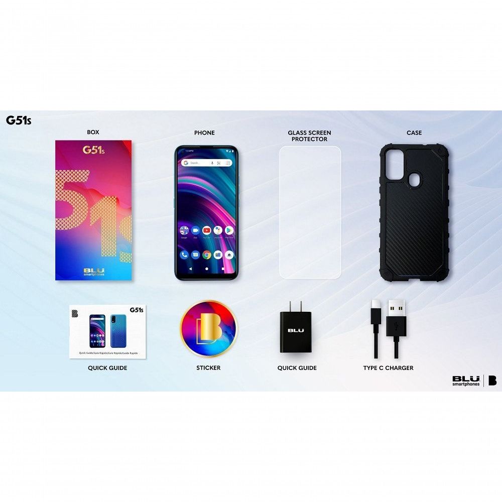 Smartphone Blu G51s Lte Dual Sim 6.4 2gb/32gb Azul - WebContinental
