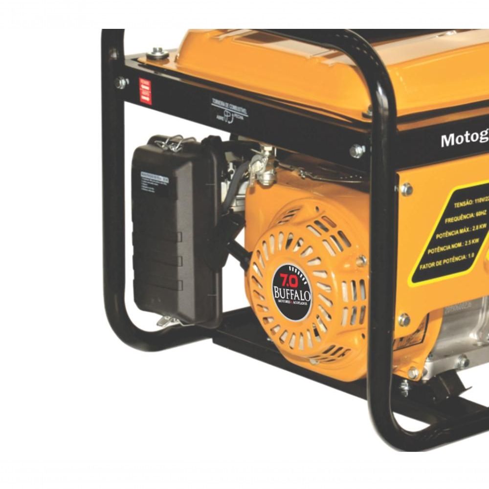 Motogerador Gasolina Buffalo 3kva Monofásico 115/230v Partida Manual ...