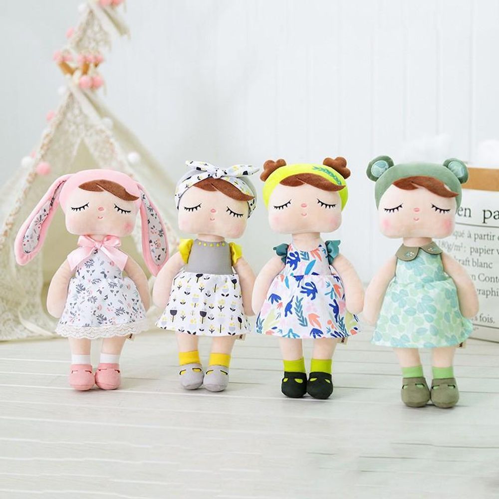 Boneca Metoo Angela Floral Amarela - WebContinental