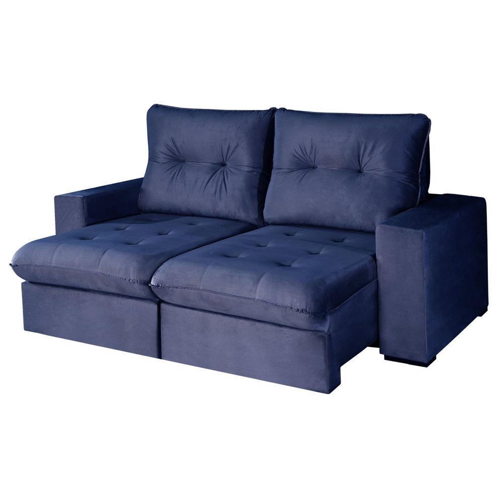 Sofá Retrátil E Reclinável 3 Lugares 180cm Com Molas Ensacadas E ...