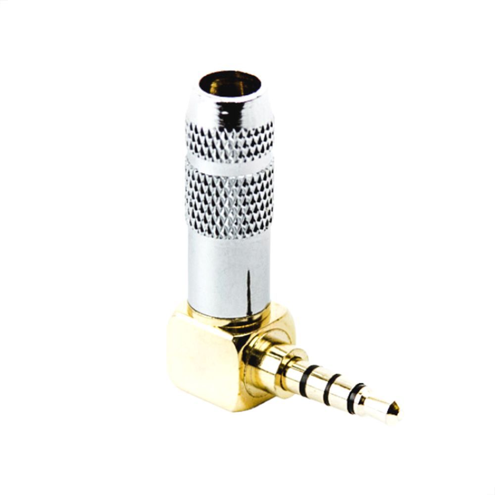 Conector Plug P3 90° Graus Profissional - WebContinental