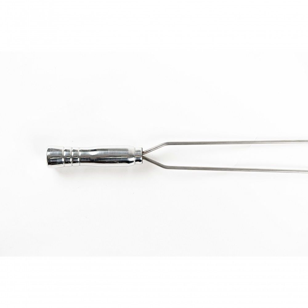 Espeto Inox Duplo Para Churrasco 59 Cm Livre De Lamina - WebContinental