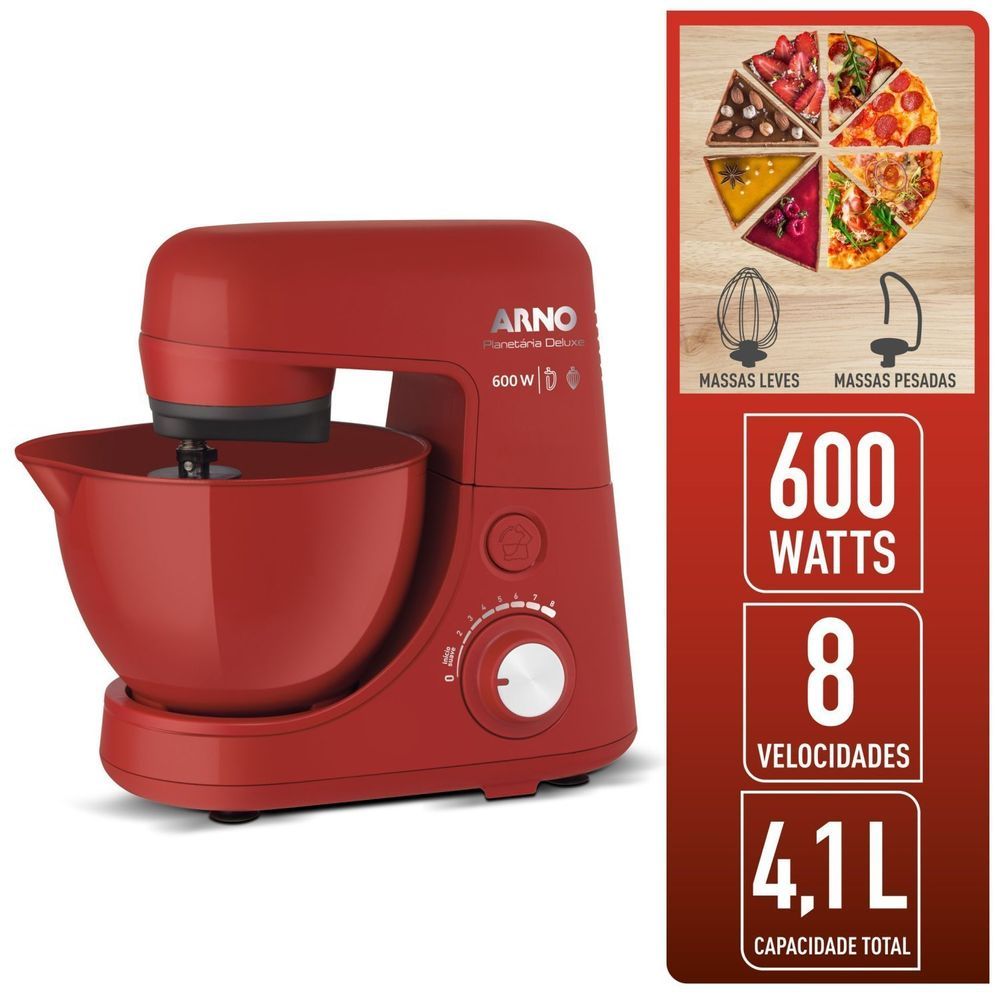 Batedeira Planetária 127v Nova Sx35 Deluxe Vrm Arno - WebContinental