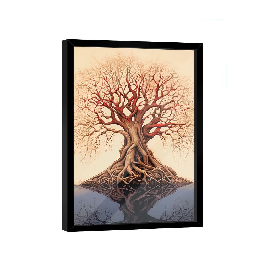 Quadro Decorativo Abstract Tree Roots - WebContinental