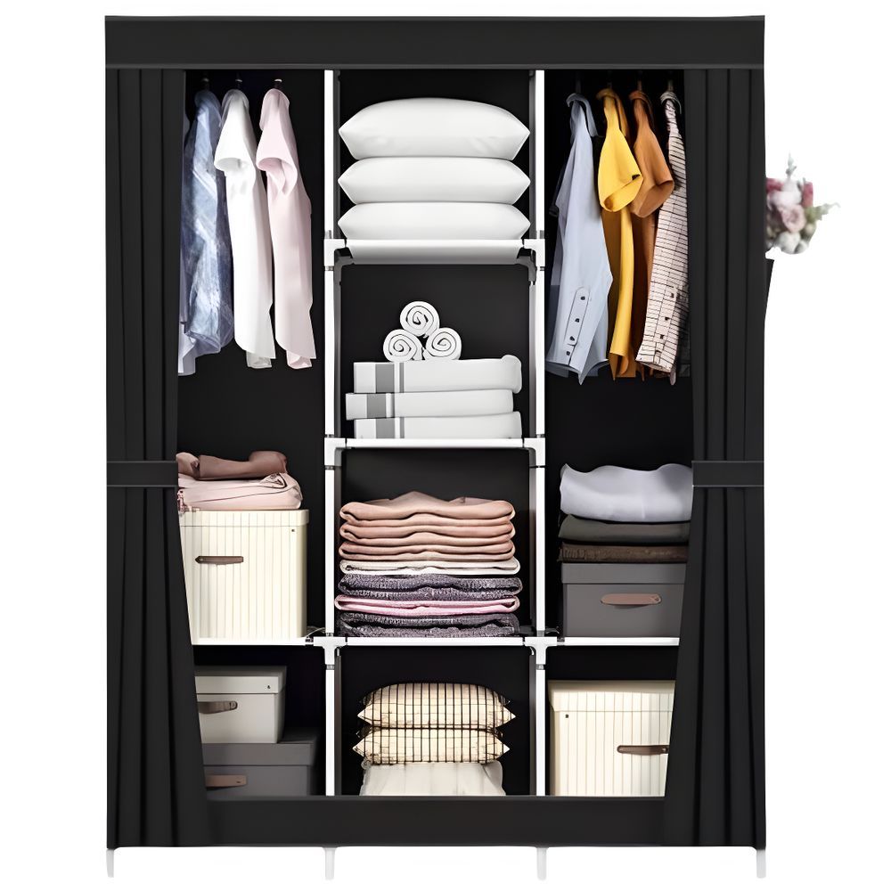 Guarda Roupa Dobrável Organizador De Roupas Portátil Compacto Dobrável ...