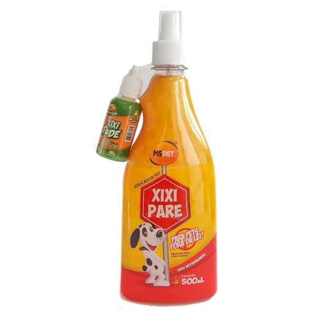 Educador Pet Xixi Pare 500ml + Adestrador Xixi Pode 30ml Ms ...