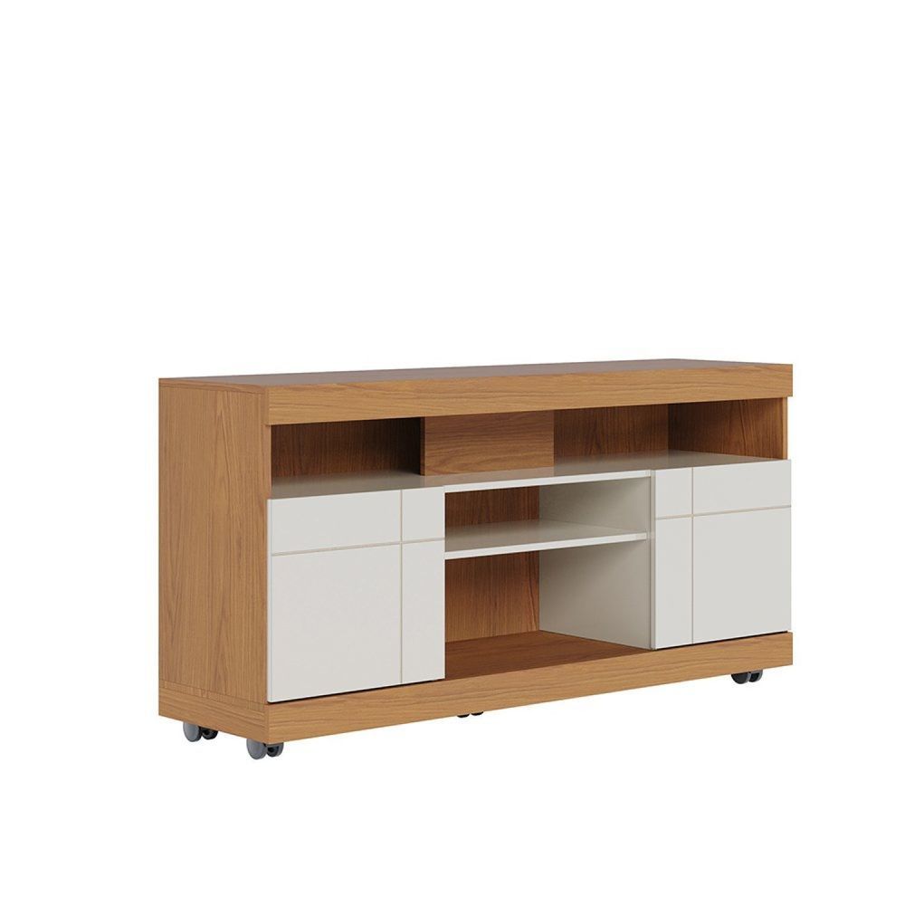 Rack Com Painel Para Tv De Até 55 Polegadas Yara E Maia Freijó - Off White - WebContinental