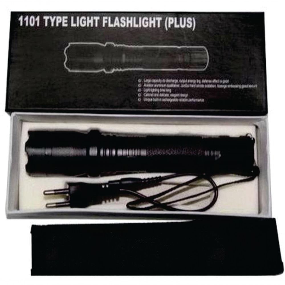 Lanterna Tática Militar Com Aparelho De Choque Recarregável ...