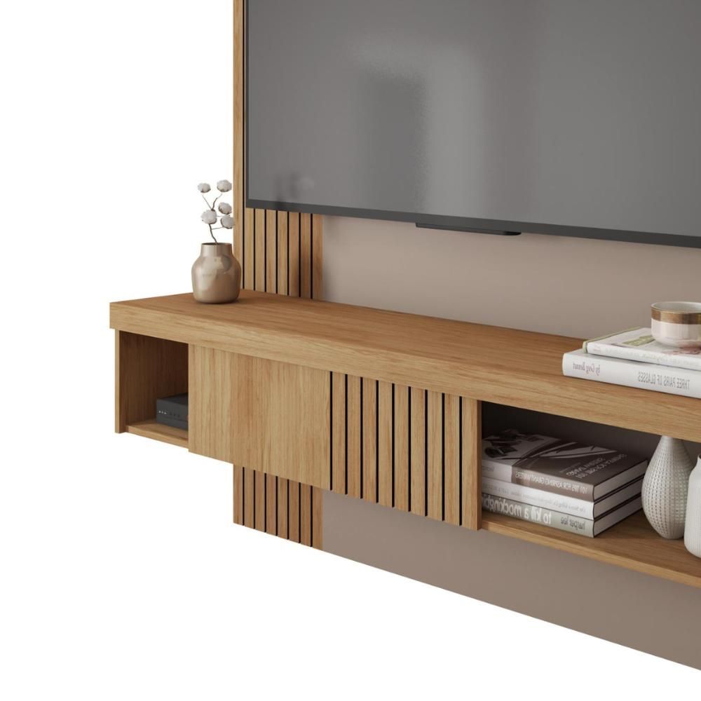 Painel Ripado Tvs 55 Polegadas Ophelia Fendi Buriti - WebContinental