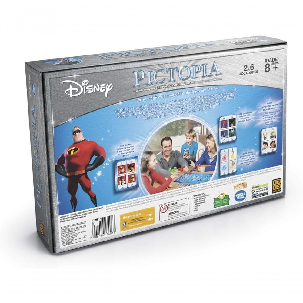 Jogo Pictopia Disney - Grow 3406 - WebContinental