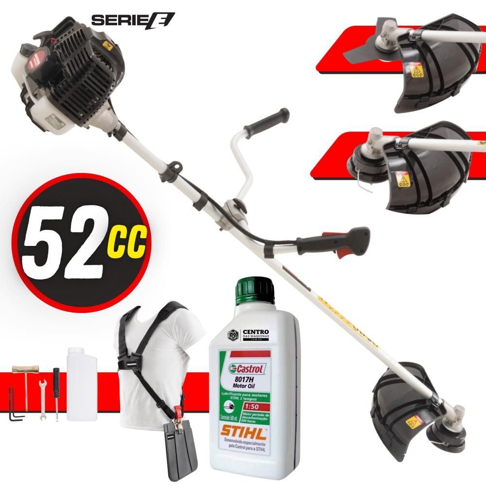 Roçadeira Kawashima Kw52-le 52cc 2,5hp + óleo Stihl 2t - WebContinental