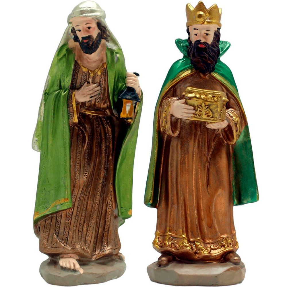 Presépio Natalino Nascimento De Jesus Estatueta 15cm 7 Peças ...