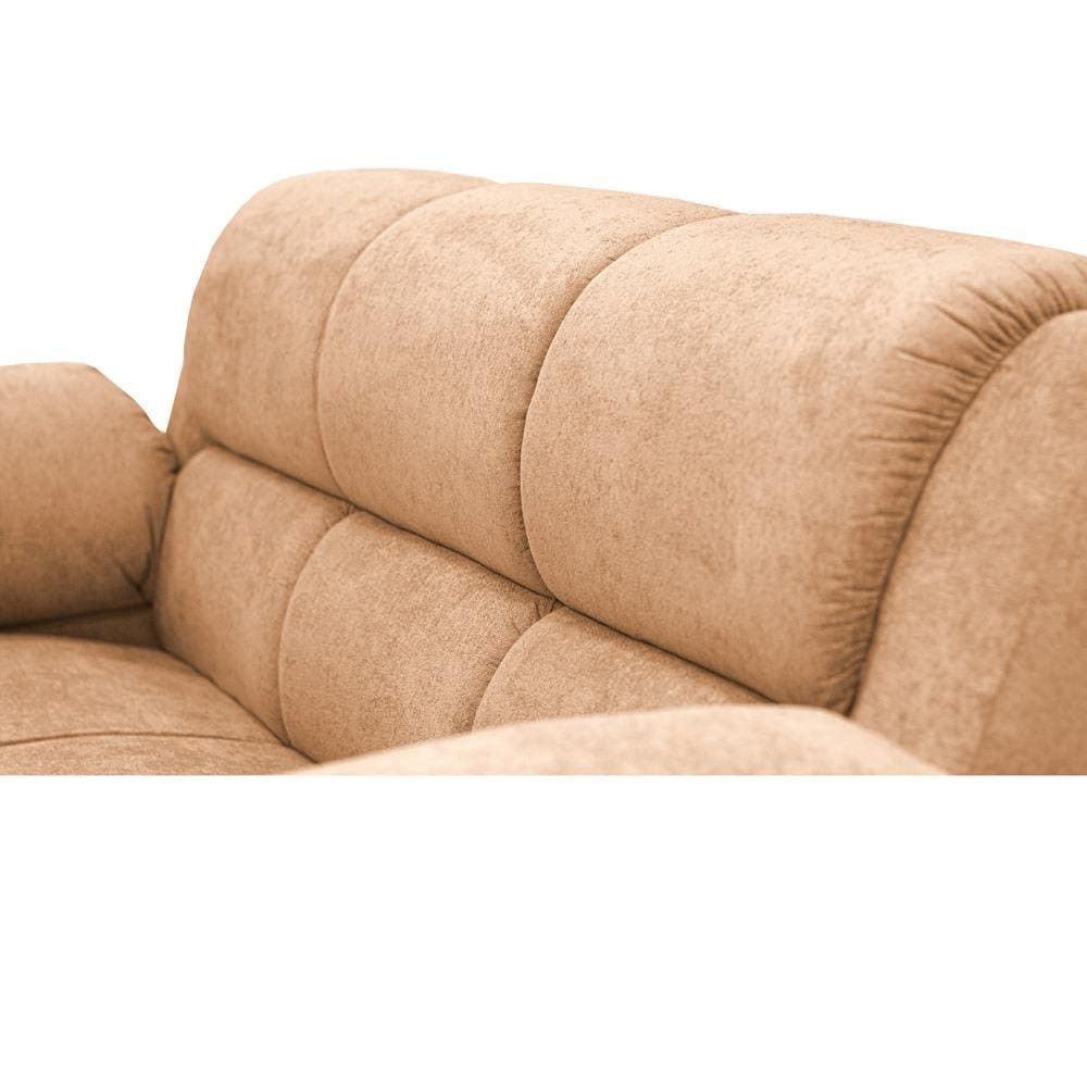 Sofá 3 Lugares Cama Inbox Paris Com 202cm De Largura Caramelo ...