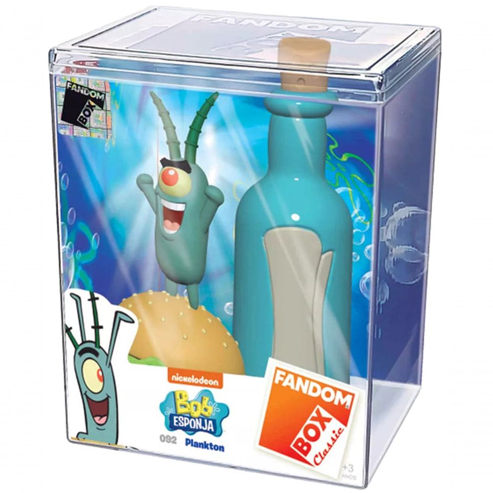 Boneco Fandom Colecionável Acrilico Original Sandy Plankton ...