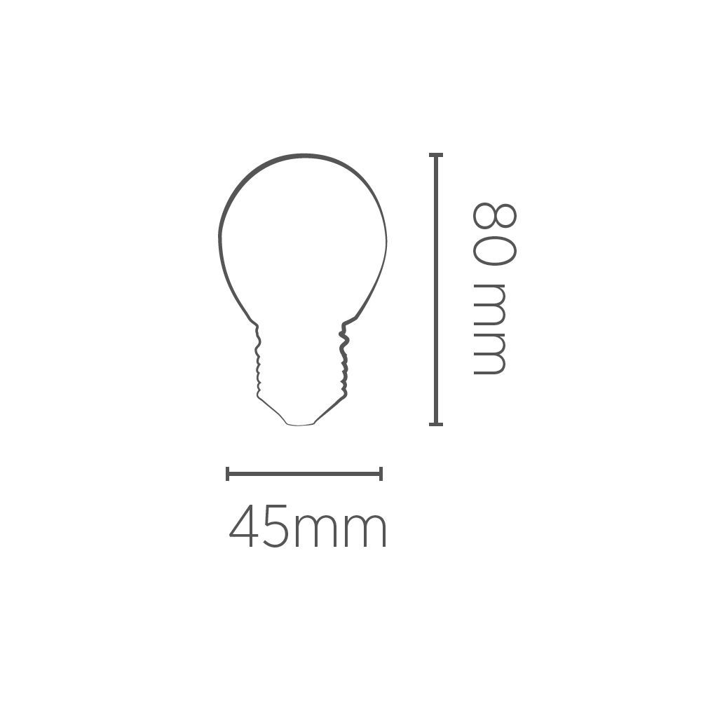 Lâmpada Led Save Energy Bolinha G45 Ip65 4w E27 Bivolt 2400k Branco Quente Se-375.2331 ...