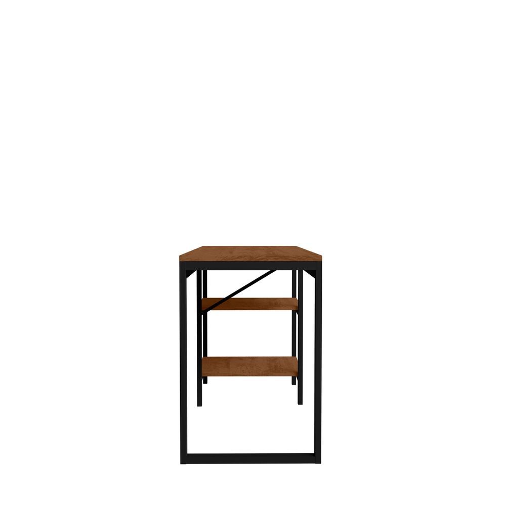 Home Office Slim Compacto Quarto Escritório Canela Rustico - WebContinental