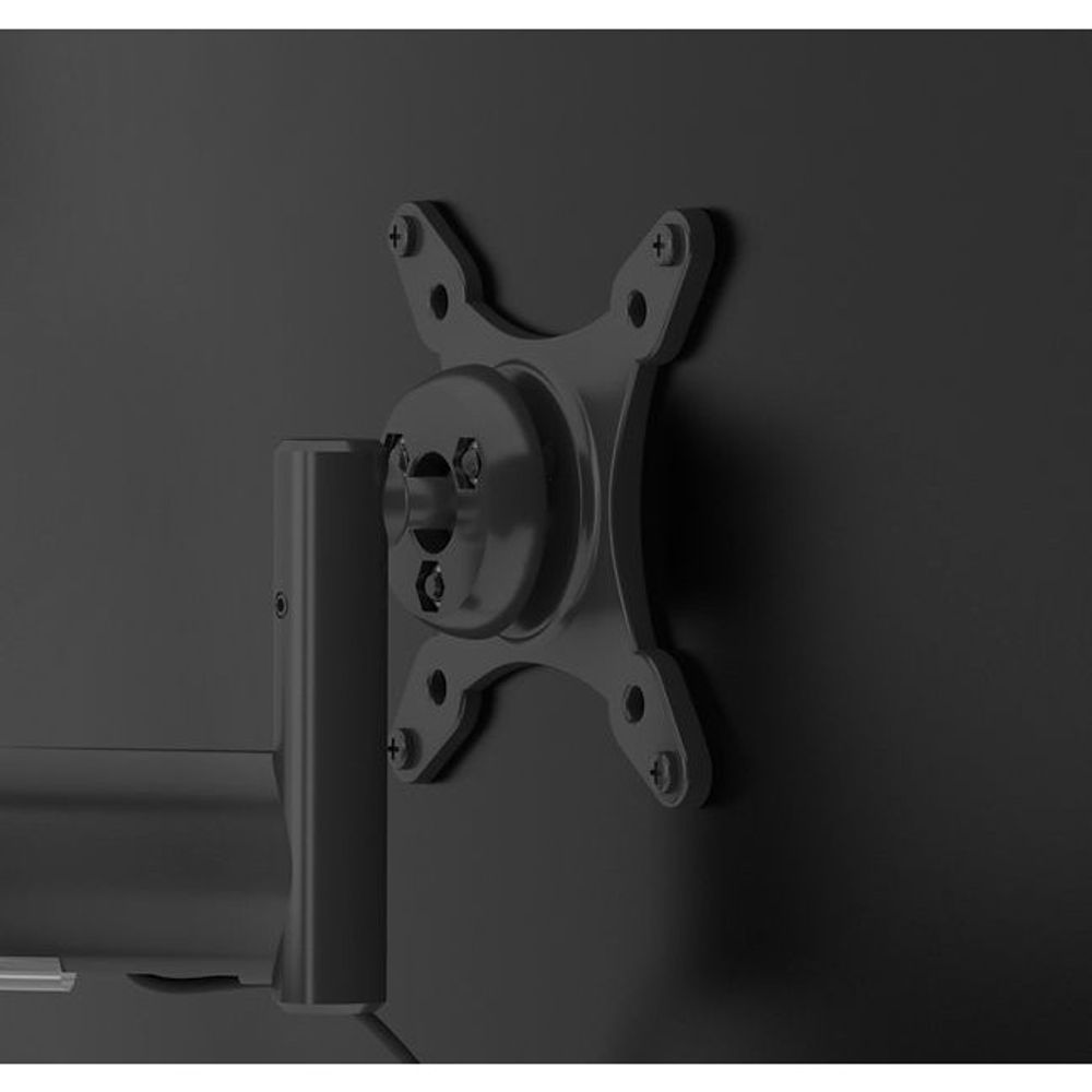 Suporte De Mesa Para Monitor Até 24 Articulado Duplo Com Regulagem ...