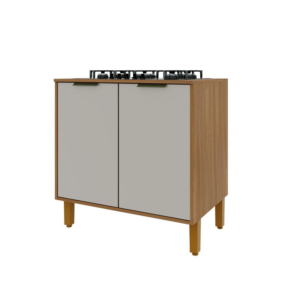 Balcão Indekes Toronto Em Mdp 15mm 80cm De Largura Bege - WebContinental