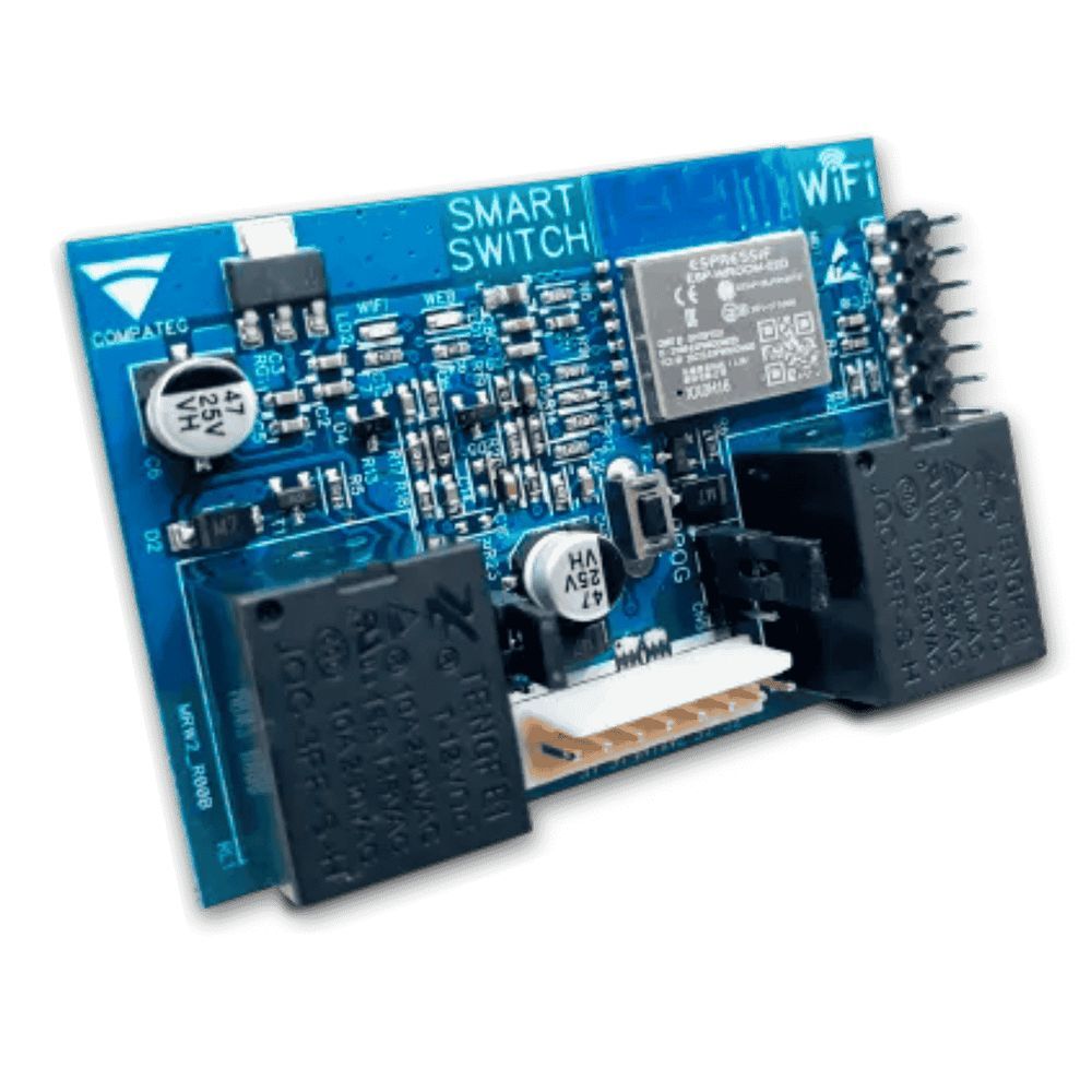 Smart Switch - Modulo Rele Wifi/rf 2 Canais - Mrw2 Ctn - WebContinental