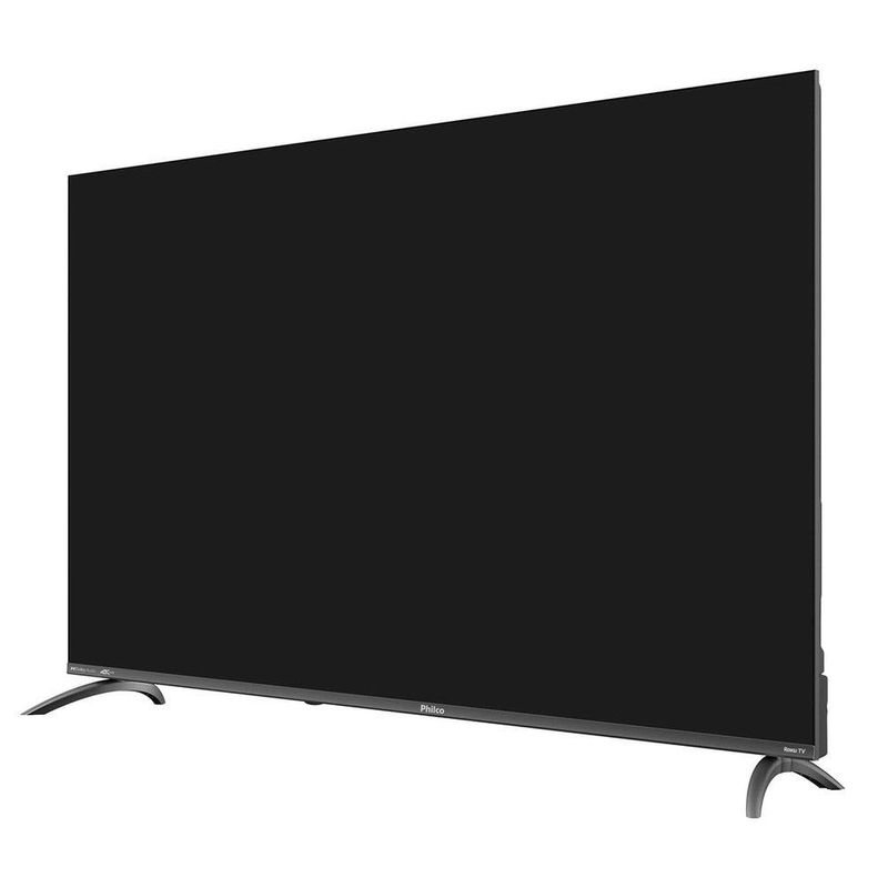 Smart TV Philco 55 Pol 4K UHD P55CRA Roku TV Dolby Audio Cinza Bivolt ...