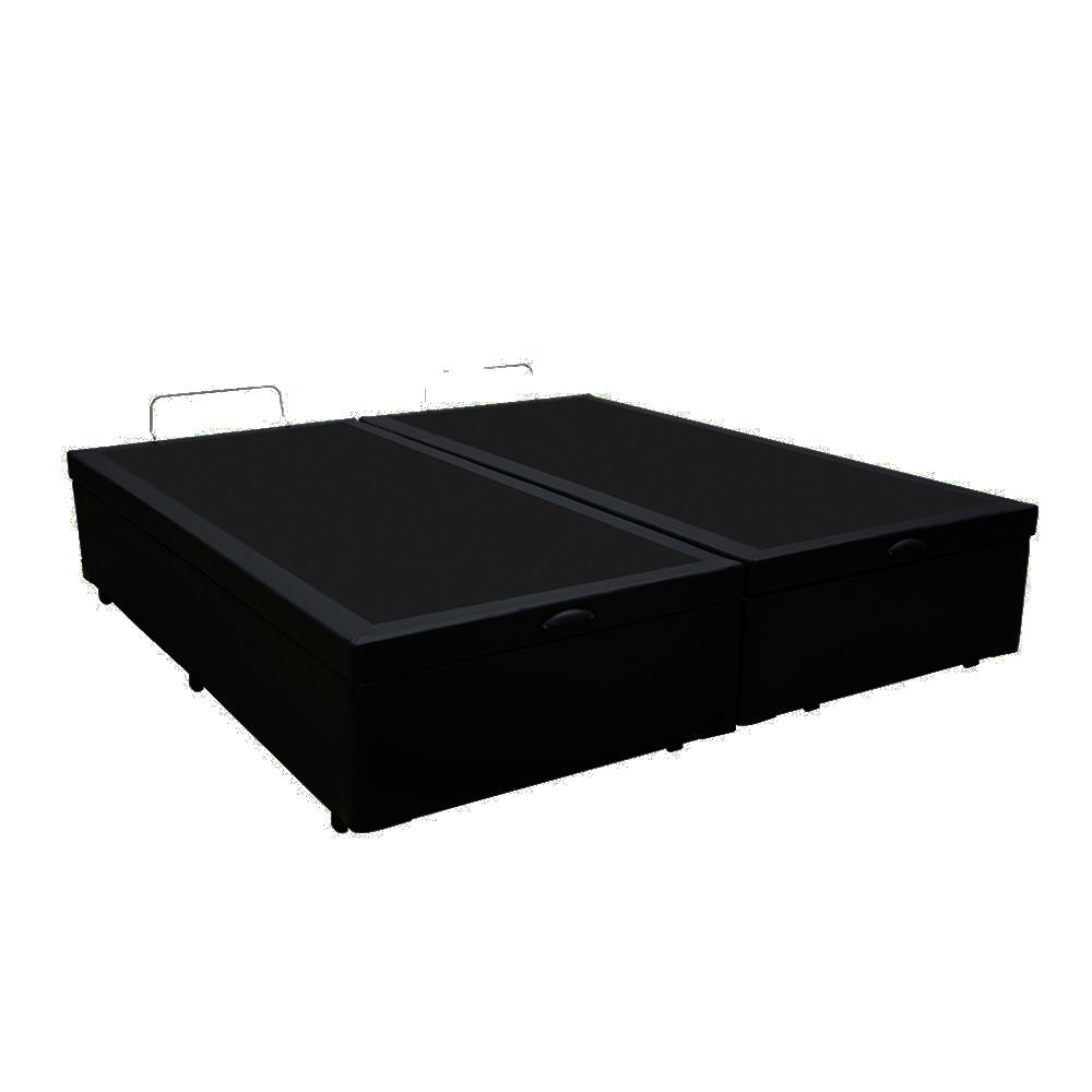 Cama Box com Baú Bipartido Casal Elegance Espuma Extra Firme D33 ...